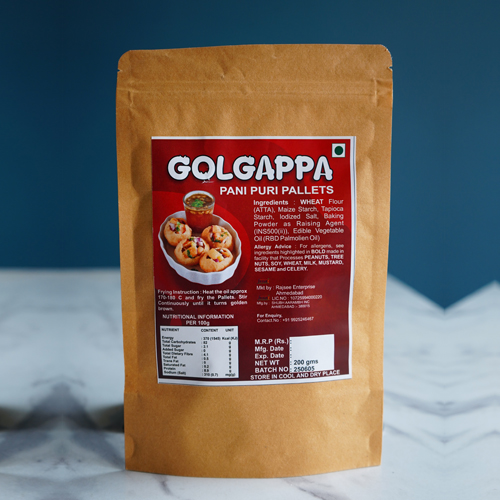 Golgappa (Pani Puri Pallets) - Rajsee Enterprise (Shree Millets)